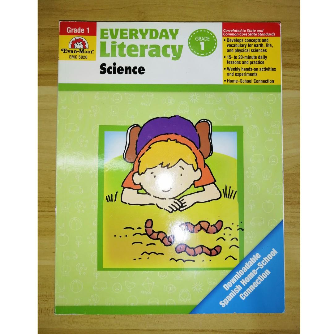Evan-Moor: Everyday Literacy Science - Grade 1, 興趣及遊戲, 書本 & 文具, 教科書 ...