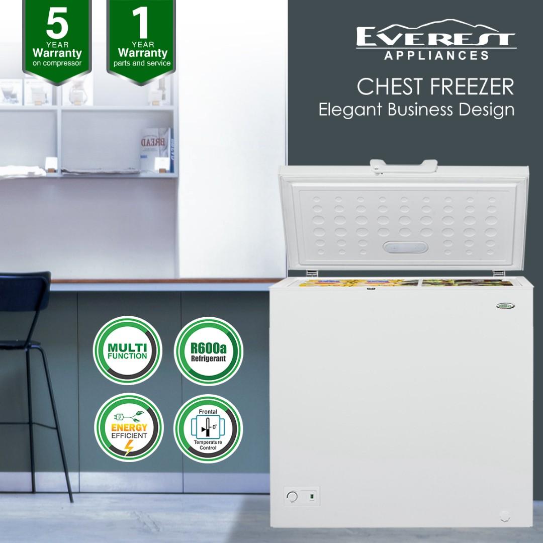 EVEREST CHEST FREEZER, TV & Home Appliances, Kitchen Appliances ...