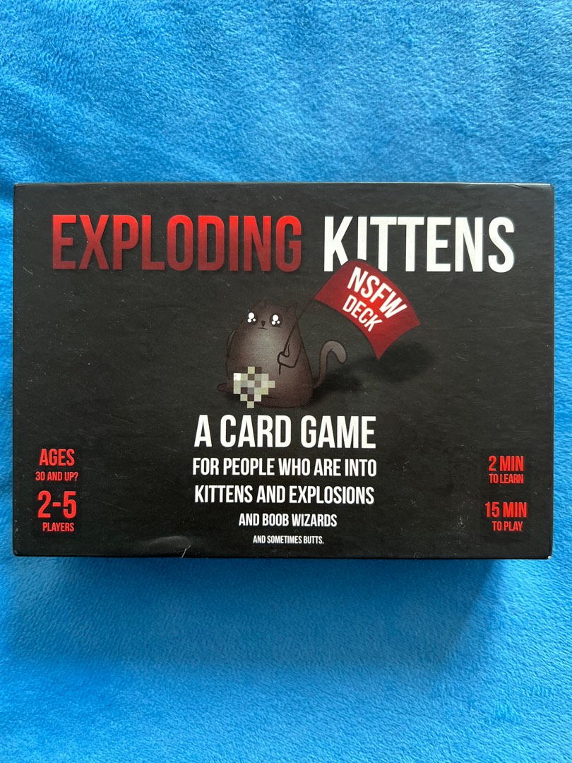 Exploding Kittens NSFW Deck, Hobbies & Toys, Toys & Games on Carousell