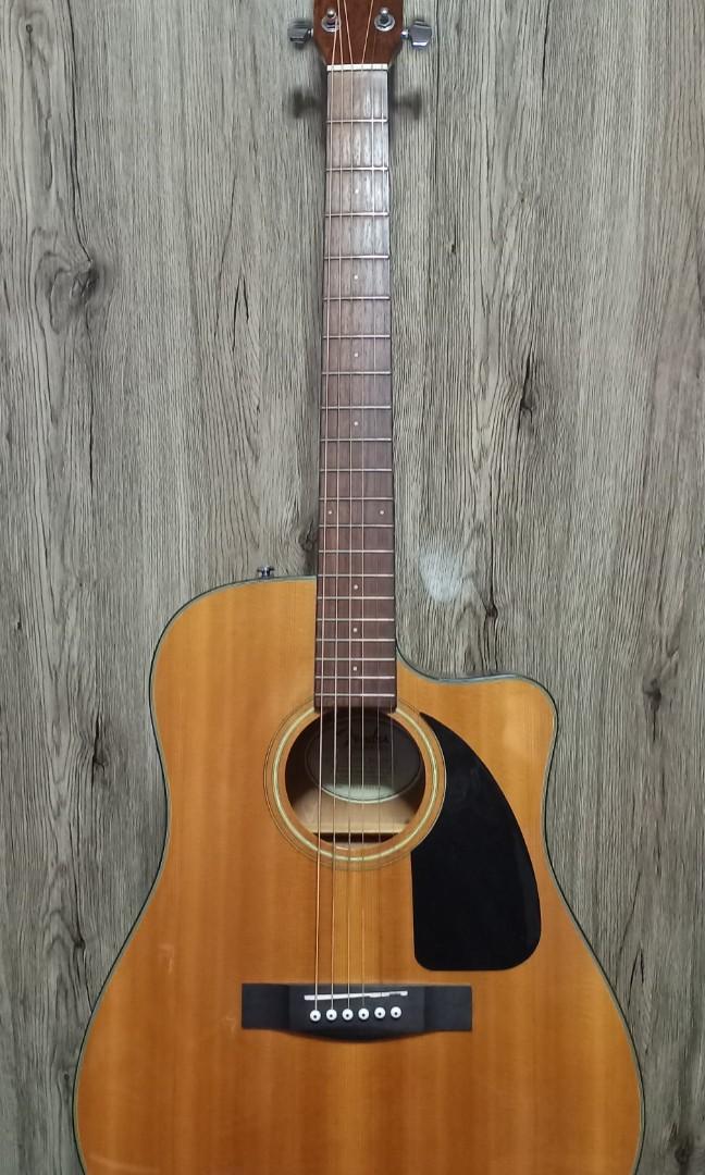 Fender Acoustic CD-60CE NAT-DS-V2, Hobbies & Toys, Music & Media ...