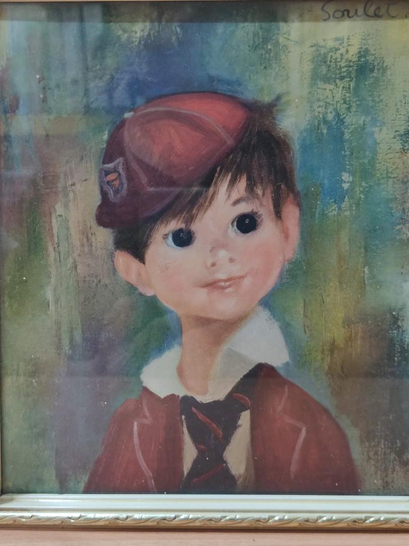 Framed Print Soulet Vintage Collection, Furniture & Home Living, Home ...