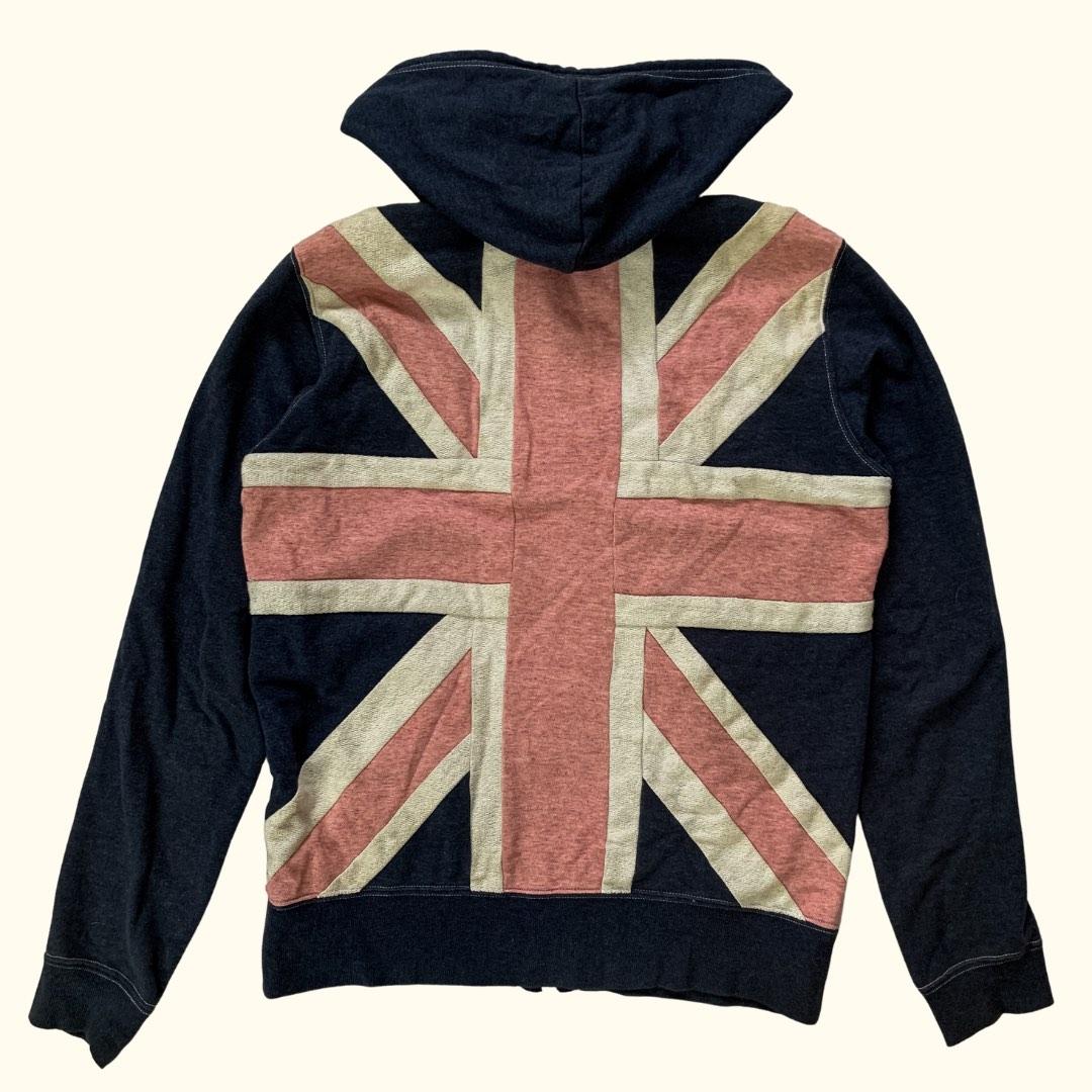 Fred Perry Union Jack Hoodie, Men's Fashion, Coats, Jackets and ...