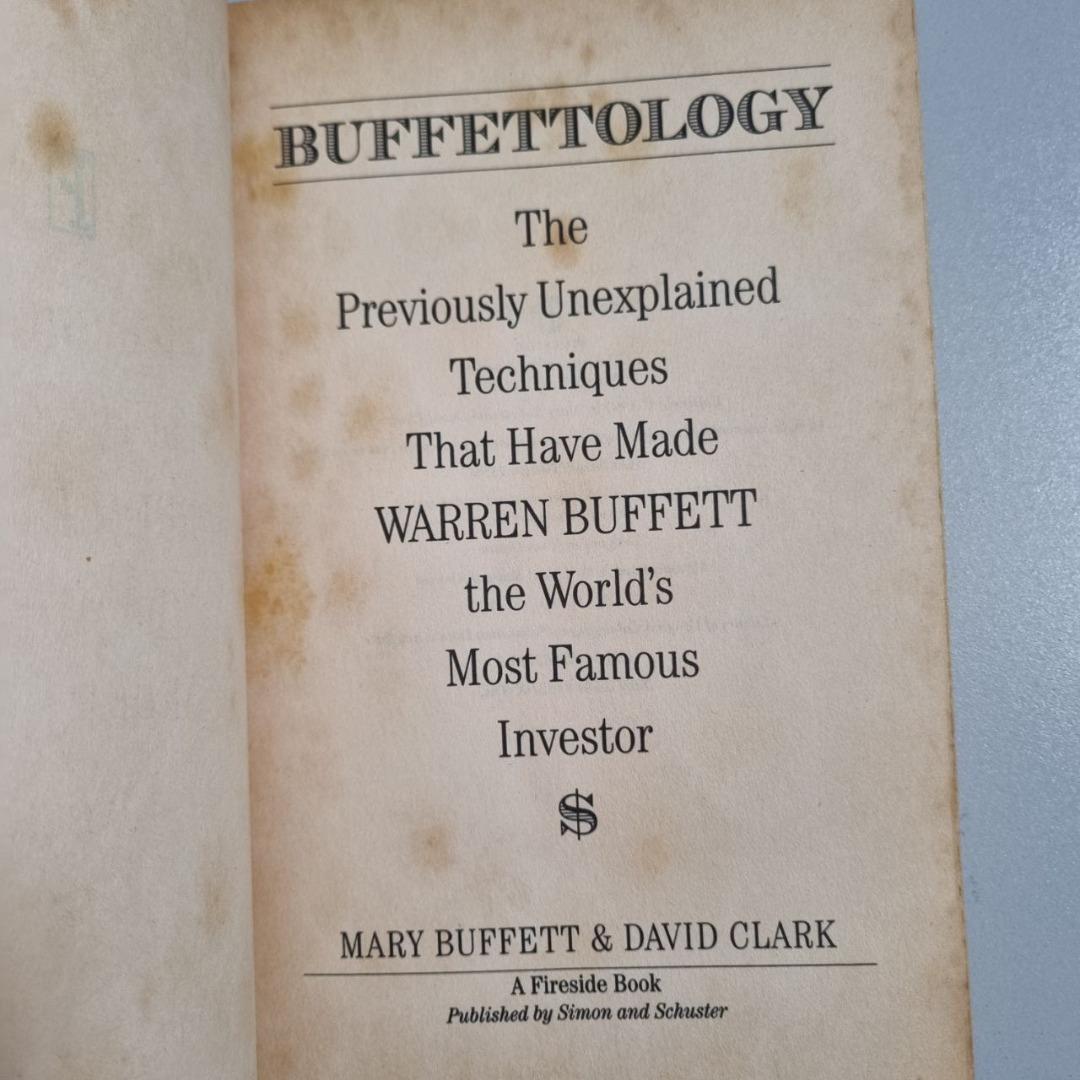 free delivery Buffettology The Previously Unexplained Techniques That ...