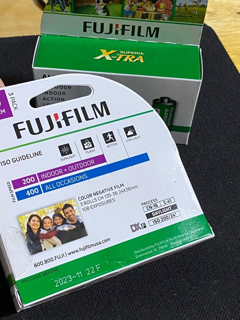 Fujifilm 35mm Film Fuji Colour 200 & Fuji Superia X-Tra 400 ...
