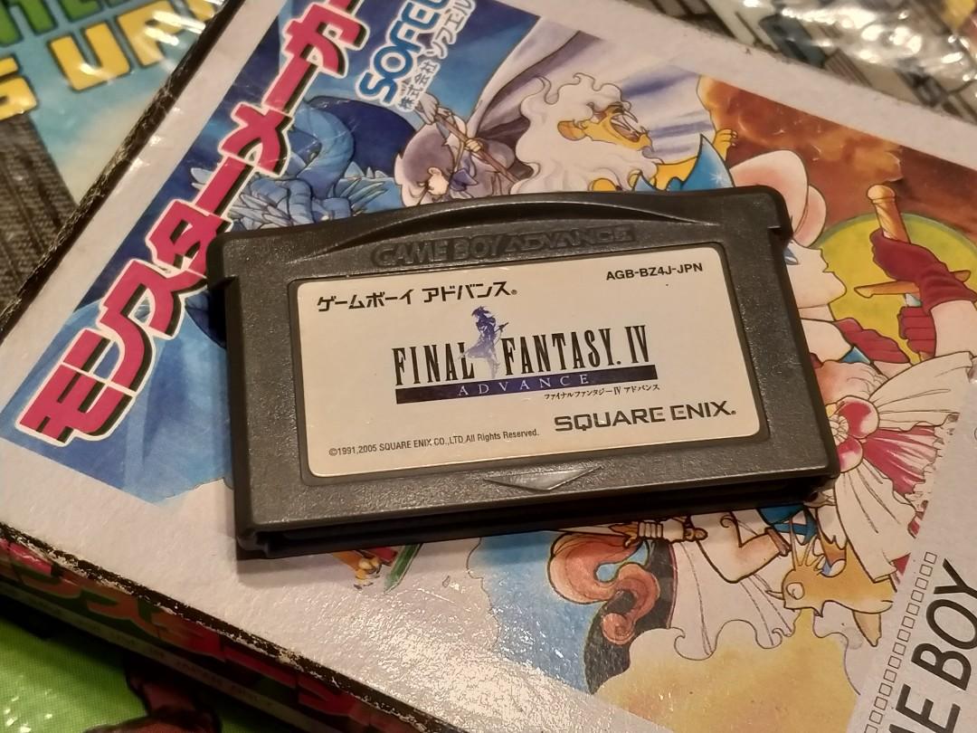 Gameboy Advance Final Fantasy IV cartridge, Video Gaming, Video Games ...