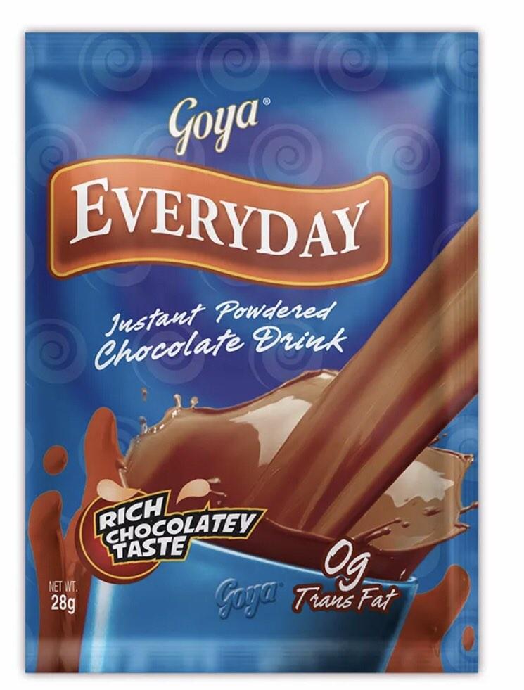 Goya Everyday Instant Powdered Milk Chocolate Drink 280g (10 sachets x ...