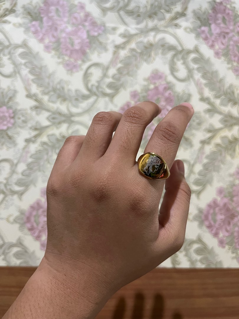 Greek Signet Ring (Tala by Kyla), Women's Fashion, Jewelry & Organizers ...