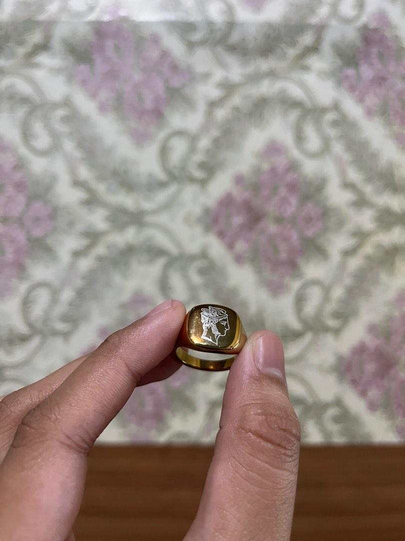 Greek Signet Ring (Tala by Kyla), Women's Fashion, Jewelry & Organizers ...