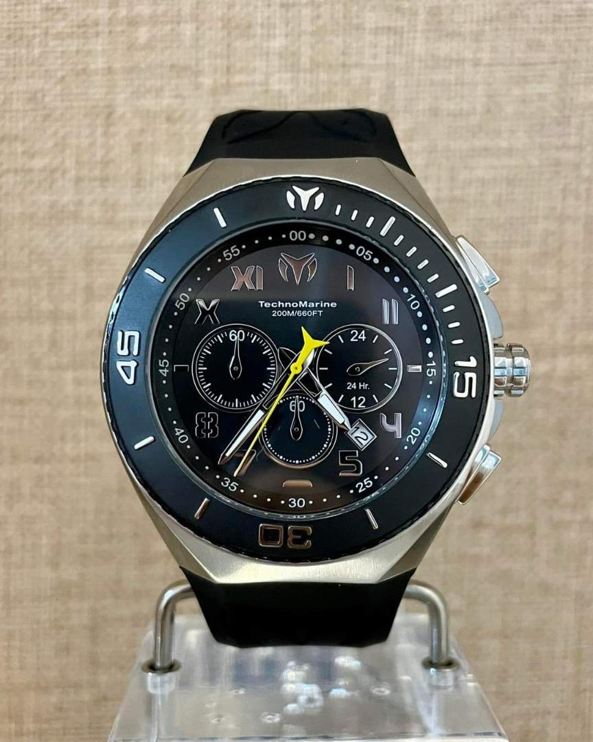 HARD TO FIND COLOR TECHNOMARINE OCEAN MANTA FOR HIM 48mm QUARTZ, Luxury ...