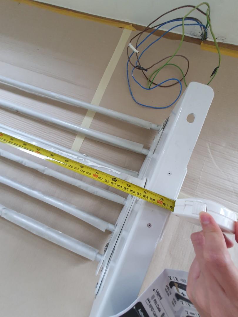 HDB BTO Laundry Drying Rack, Furniture & Home Living, Home Improvement ...
