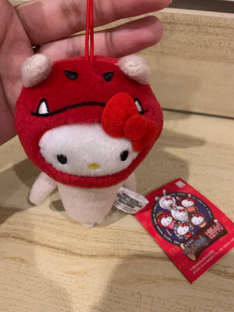 Hello Kitty x Nameko Saibai Red Devil Mascot, Hobbies & Toys, Toys ...