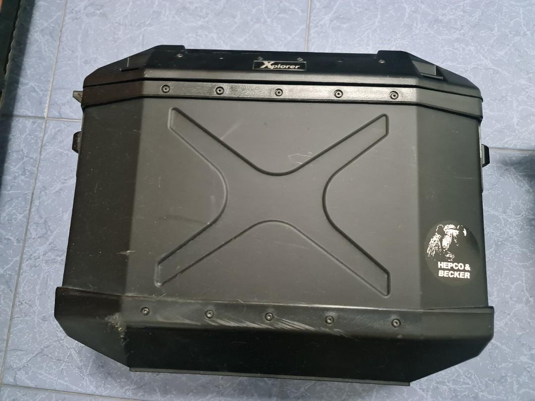 Hepco becker xplorer side box with bracket for FZ1., Motorcycles ...