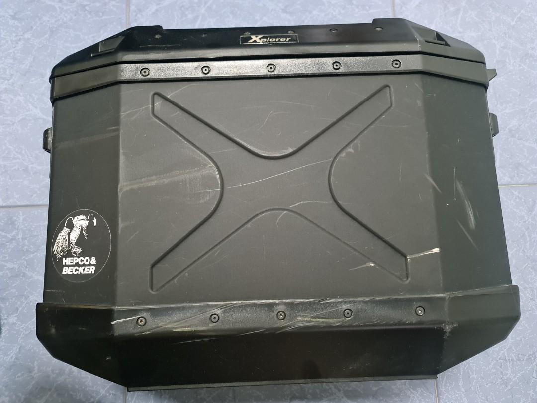 Hepco becker xplorer side box with bracket for FZ1., Motorcycles ...