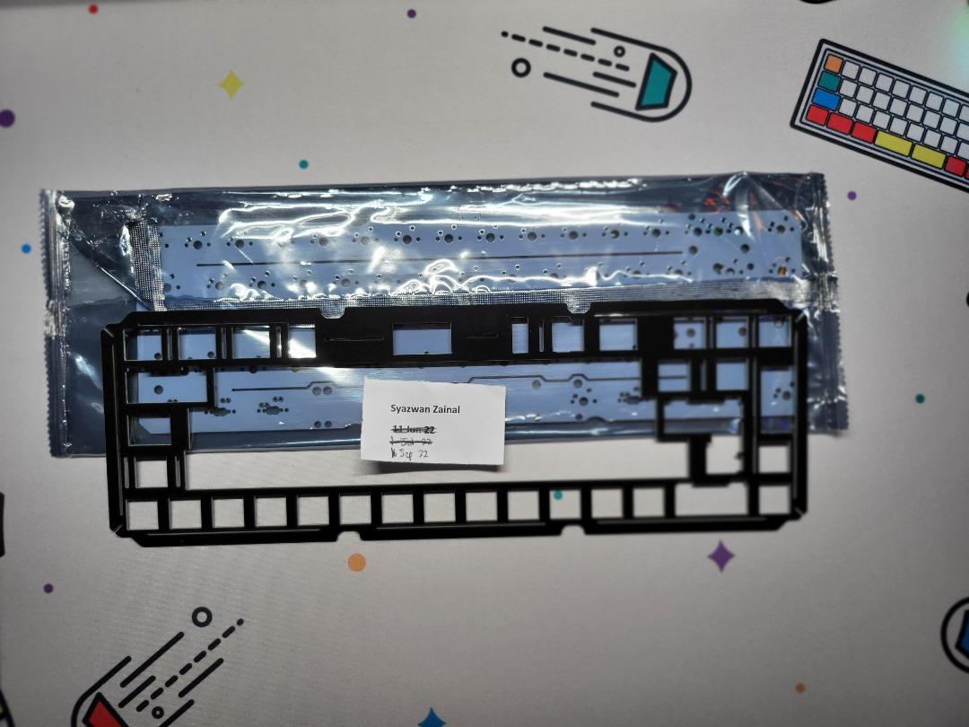 Think 6.5 V2 2U Flex cut Soldered PCB + FR4 Half Plate, Computers ...