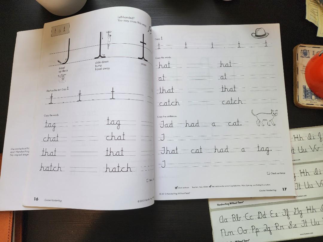 Homeschool Handwriting Without Tears Cursive Grade 3 workbook, Hobbies ...