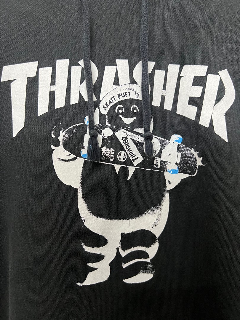 Hoodie thrasher collab ghostbuster, Men's Fashion, Tops & Sets, Hoodies on Carousell