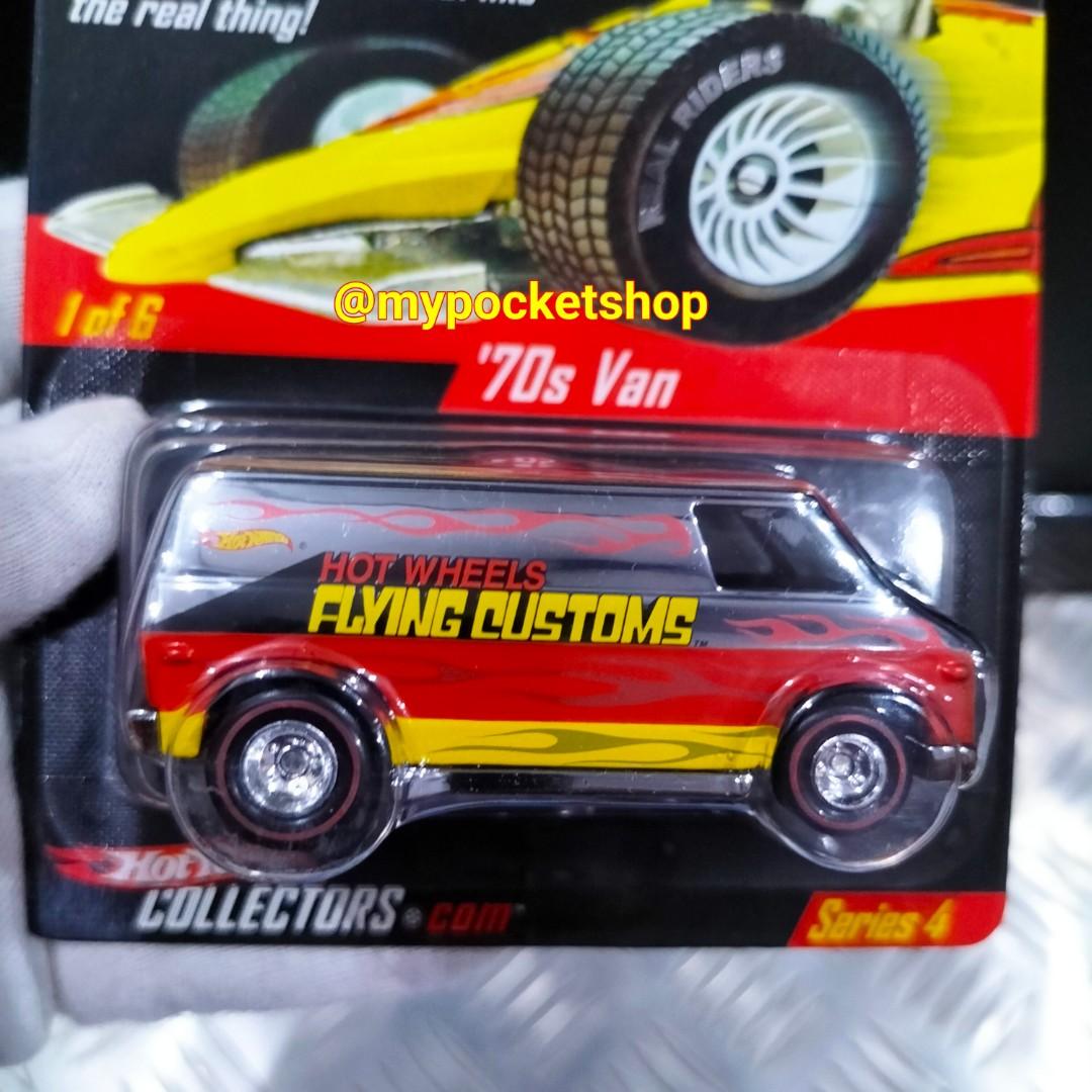 (RESERVED) Hot Wheels '70s VAN - Chrome Flying Custom / 2005 Hotwheels ...
