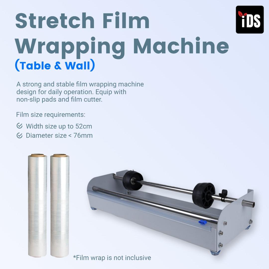 [iDS] Hand Film Wrapping Machine Manual Stretch Film Wrapper Cling Film ...