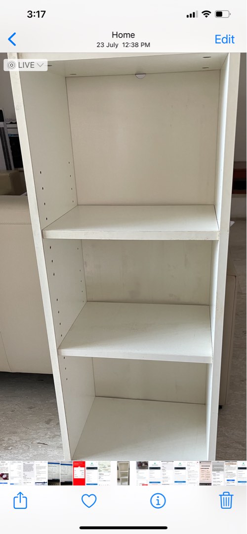 Ikea Billy Book Shelf, Furniture & Home Living, Furniture, Shelves ...