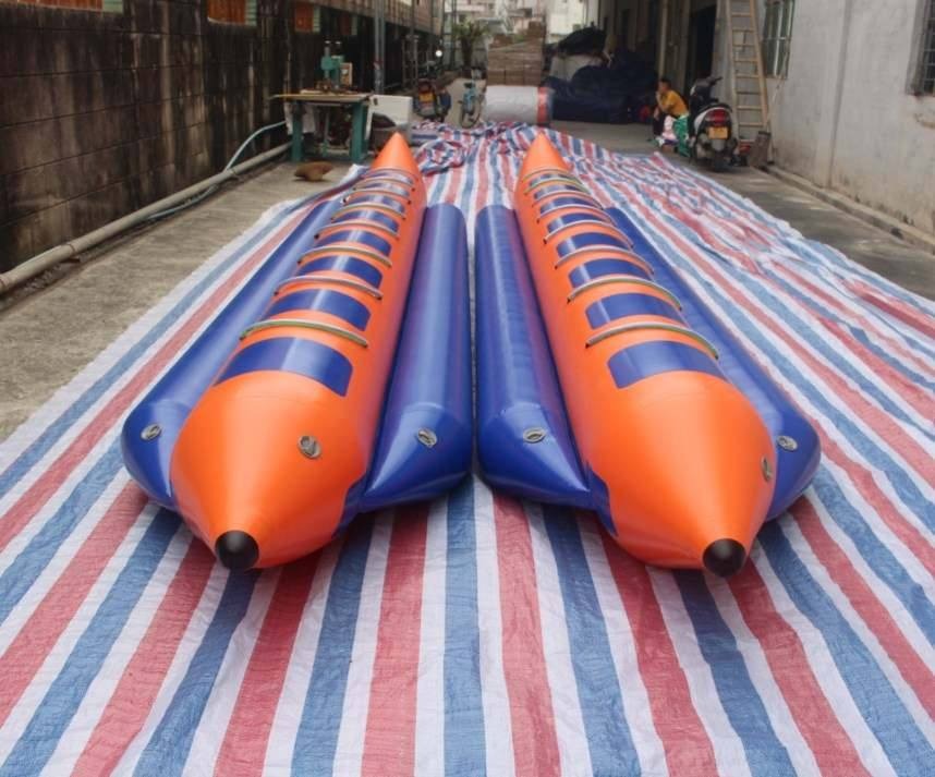 Inflatable Banana Boat 8 Seats, Sports Equipment, Sports & Games, Water ...
