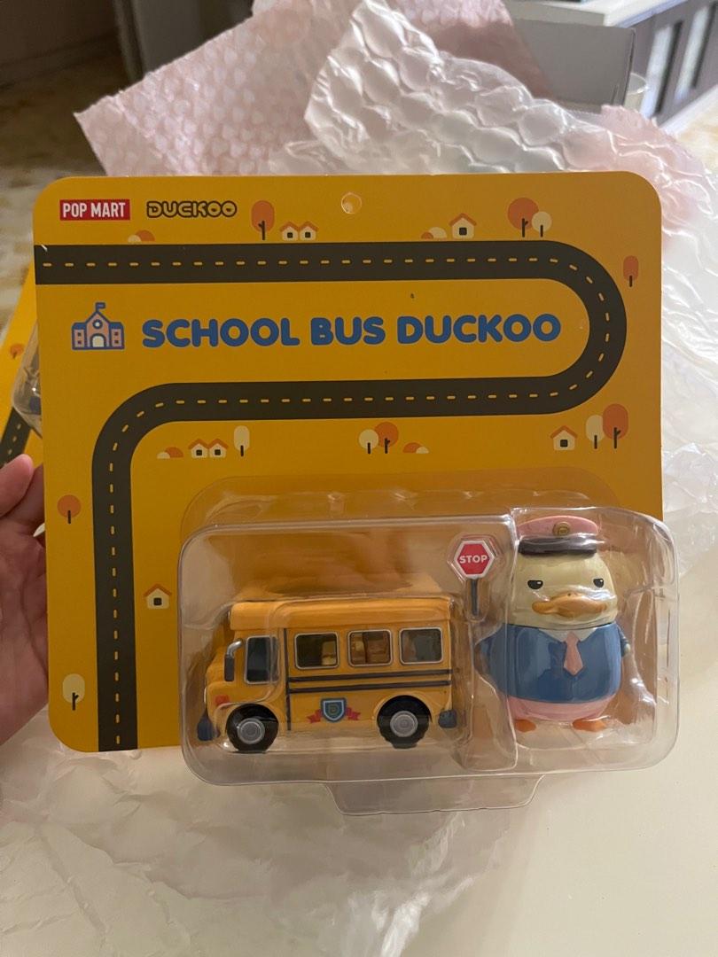 [INSTOCK] Duckoo popmart yellow school bus limited edition, Hobbies ...