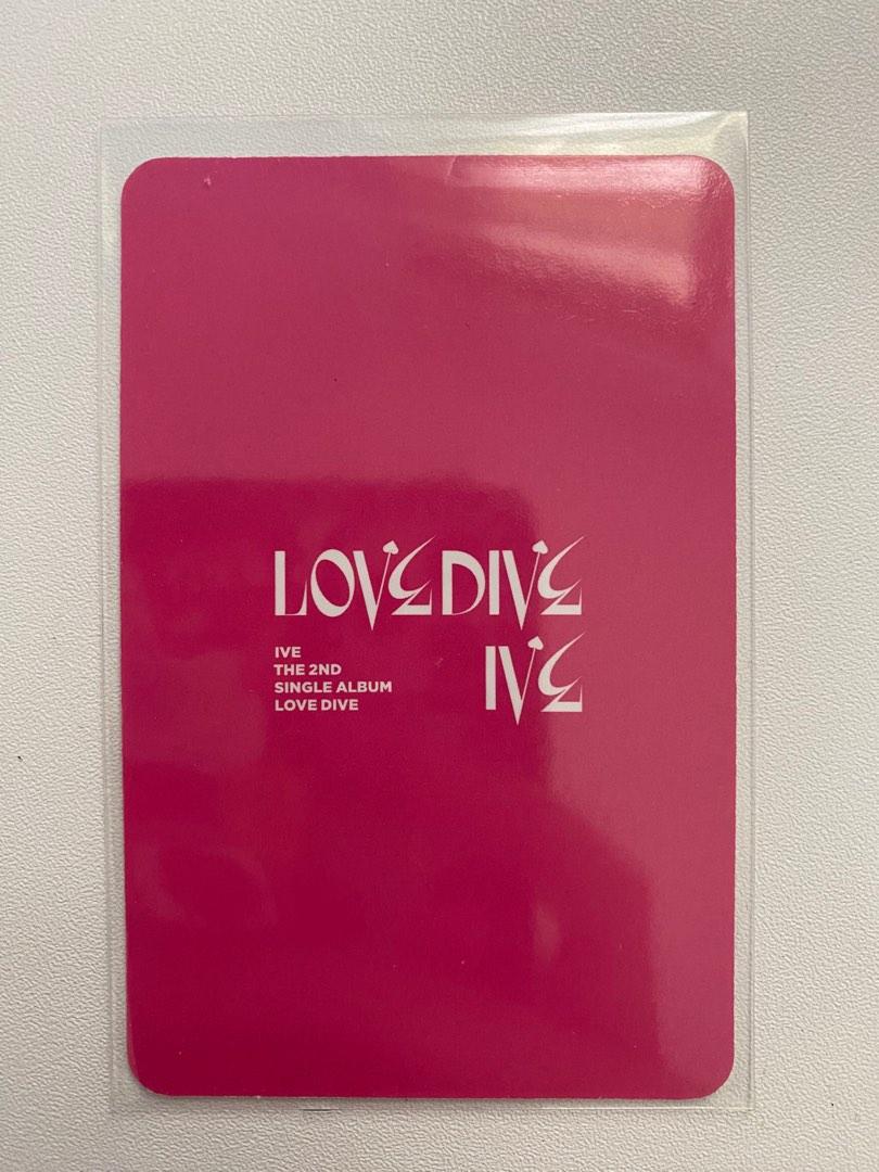 wts ive rei love dive ver. 3 photocard, Hobbies & Toys, Memorabilia & Collectibles, K-Wave on ...