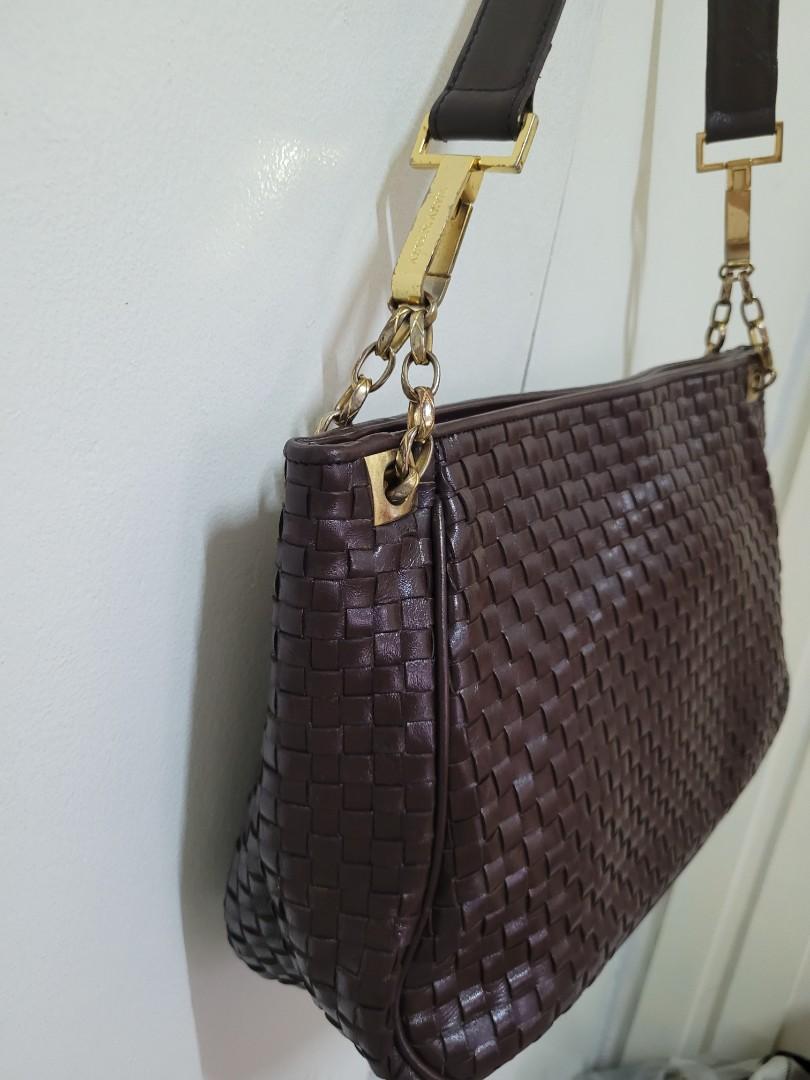 Izzat Baba genuine leather woven bag, Women's Fashion, Bags & Wallets ...