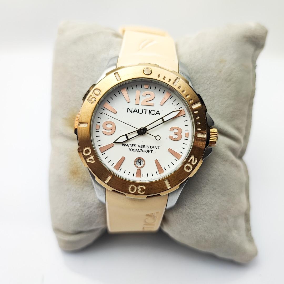 Jam Tangan Wanita Analog Nautica Ladies Diver Watch A13024M, Fesyen ...