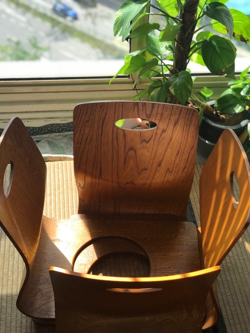 Japanese chairs, Furniture & Home Living, Furniture, Chairs on Carousell