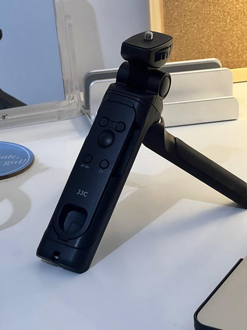 JJC Camera Vlog shooting Grip with Bluetooth Wireless Remote Control, Mini Tripod for Sony ZV-1 ...