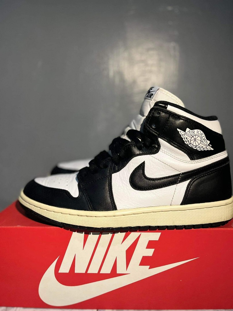 Jordan 1 2014 " Panda" Retro High Black/White, Men's Fashion, Footwear ...