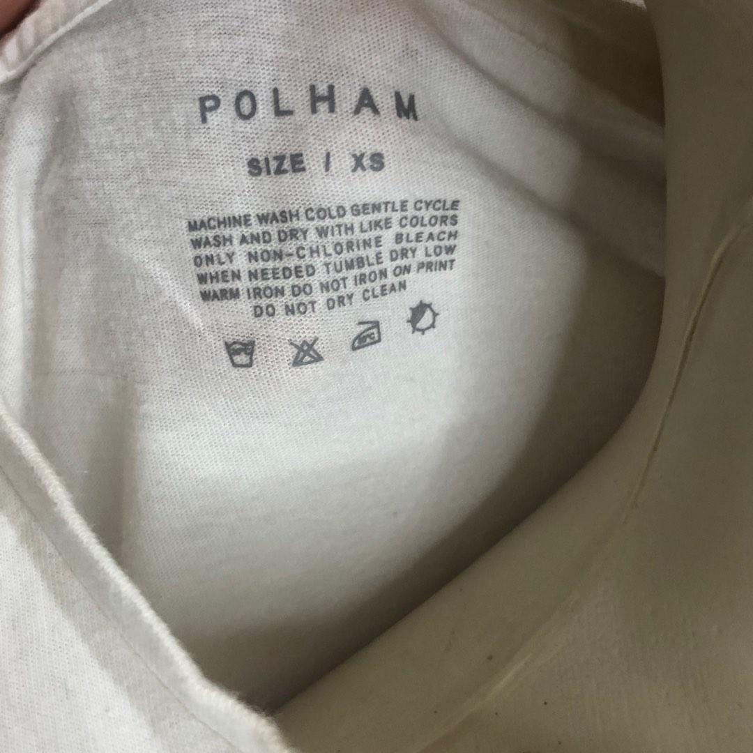 POLHAM kaos polos putih, Fesyen Wanita, Pakaian Wanita, Atasan di Carousell