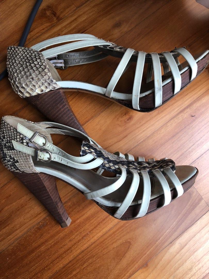 Kate Cuba Python Gladiator Heels, Women's Fashion, Footwear, Heels on ...