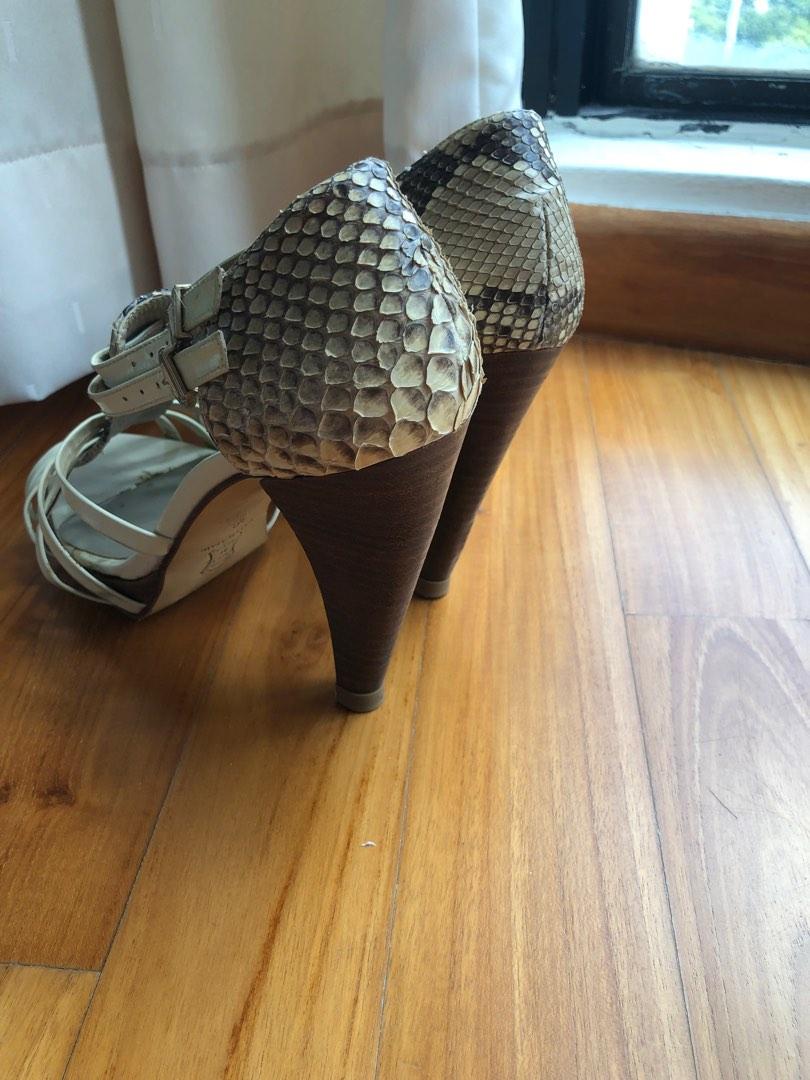 Kate Cuba Python Gladiator Heels, Women's Fashion, Footwear, Heels on ...