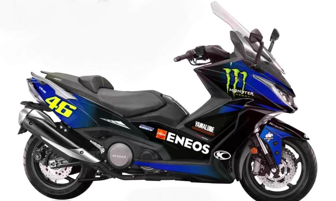 KYMCO AK550 FULL DECAL KIT, Motorcycles, Motorcycle Accessories on ...