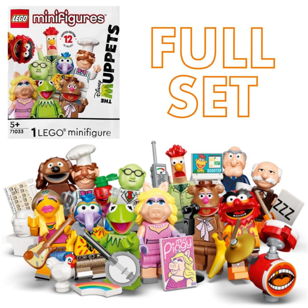 Lego 71033 Minifigures The Muppets (全套12隻) 連底板 說明書 包裝袋 (全新開袋確認), 興趣及遊戲 ...