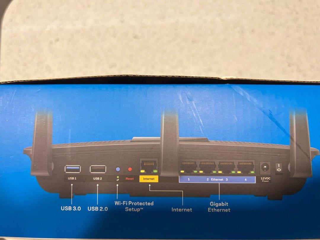 Linksys AC 1900+ MU-MIMO Gigabit Router, Computers & Tech, Office ...