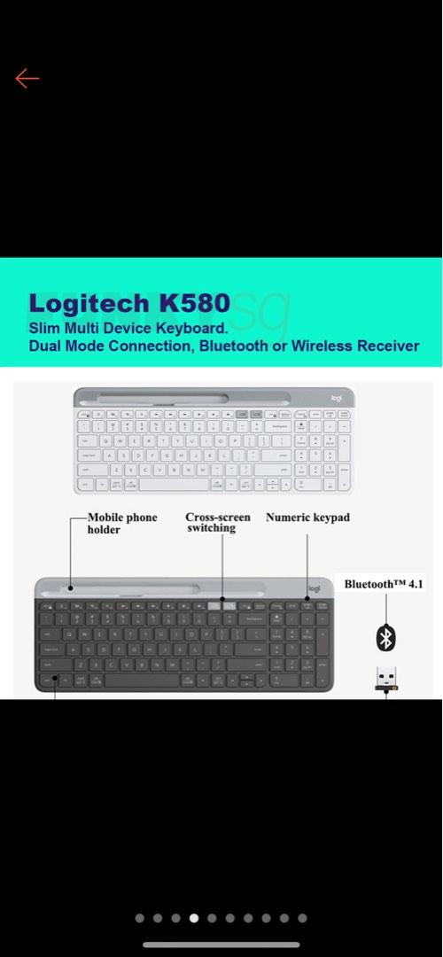 Logitech K580 Wireless Keyboard Computers And Tech Parts And Accessories