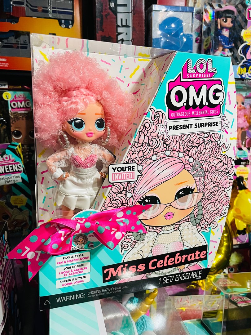 LOL Surprise Present Surprise Miss Celebrate OMG Doll, Hobbies & Toys ...