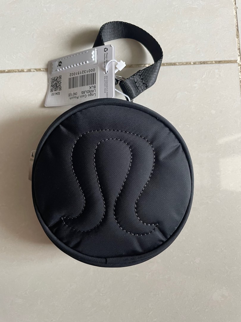 Lululemon Logo Coin Pouch (Black), Women's Fashion, Bags & Wallets ...