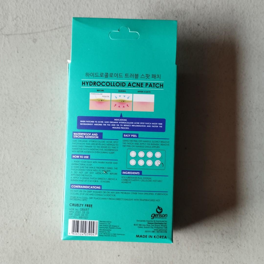 Luxe Organix Pimple Patch Beauty And Personal Care Face Face Care On Carousell