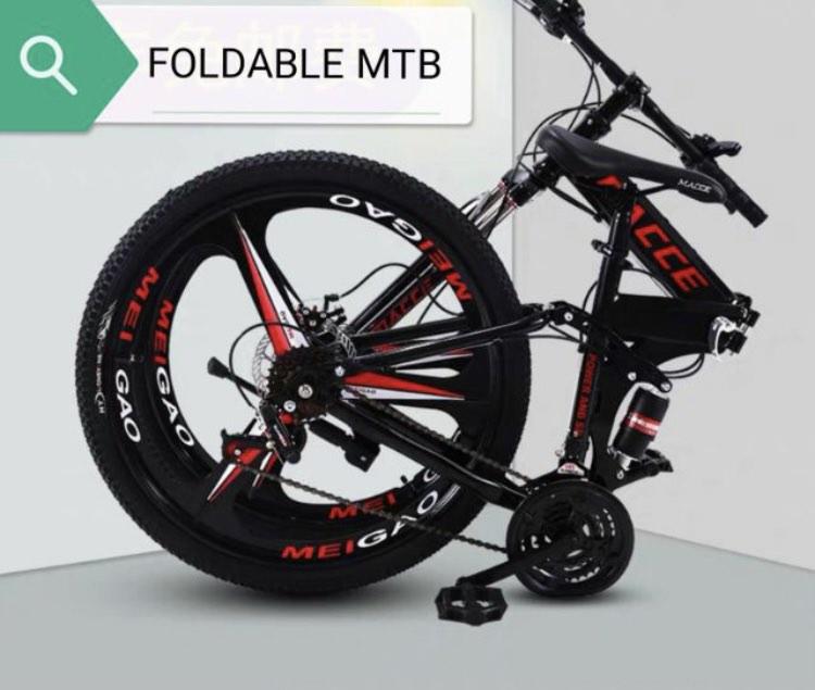 Macce Foldable Mountain Bike, Sports Equipment, Bicycles & Parts ...