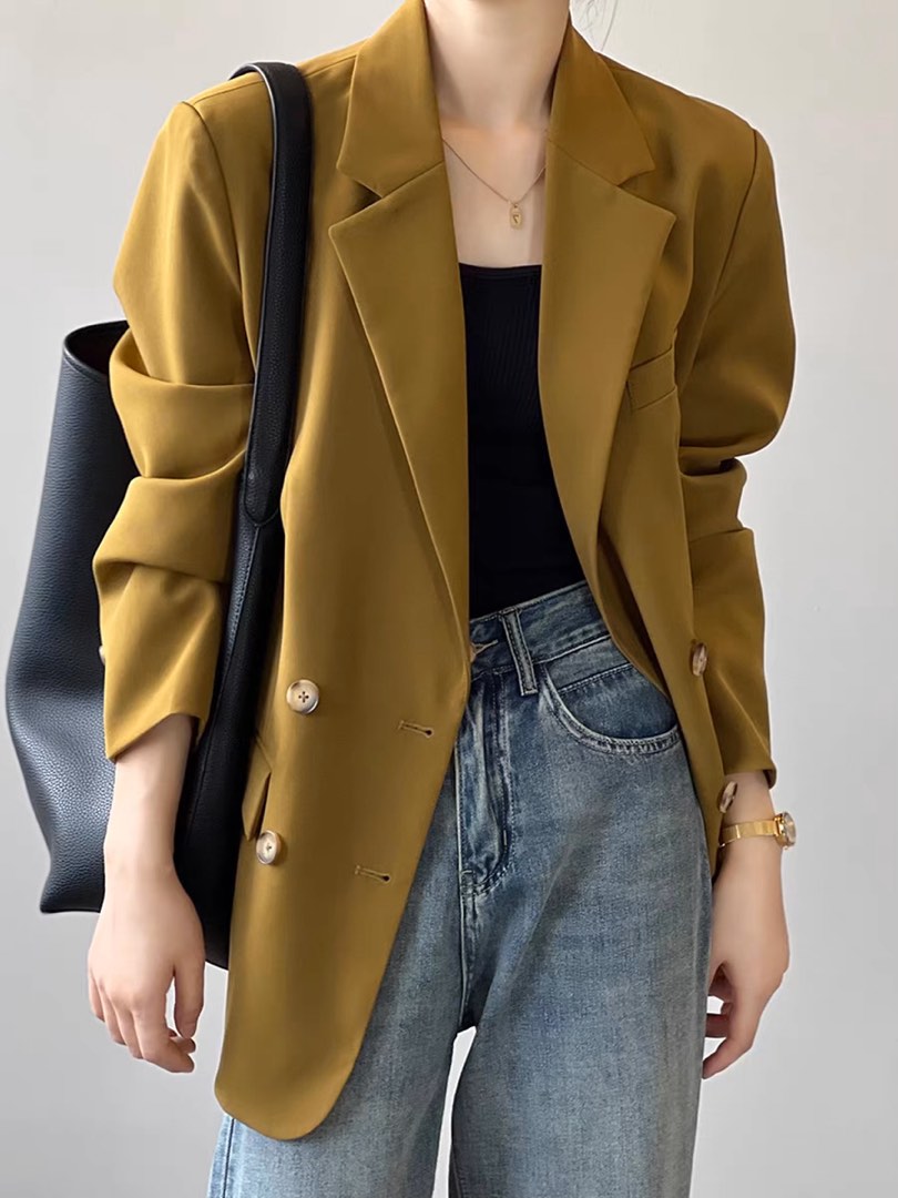 Macie Oxford Blazer, Women's Fashion, Coats, Jackets and Outerwear on ...