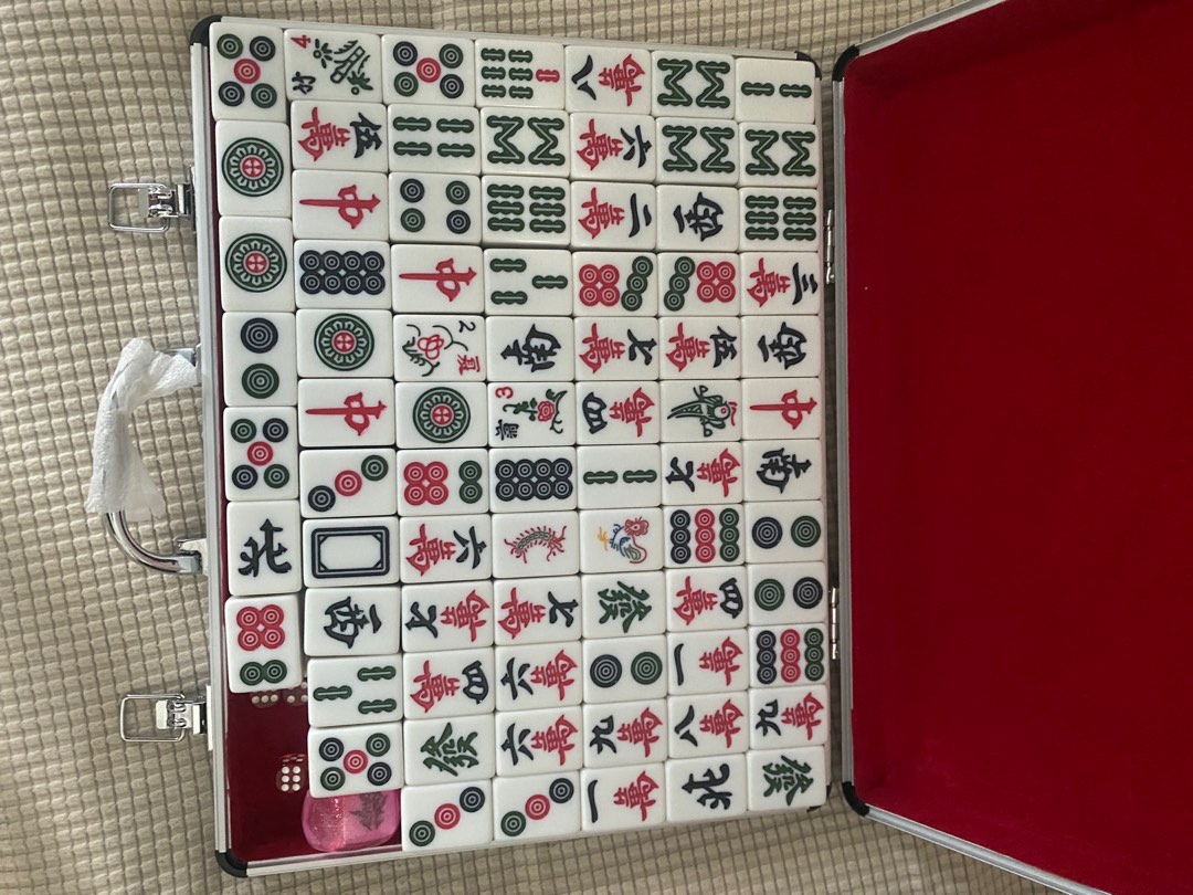 Mahjong A1 Size 40mm 2 tone (soft pink), Hobbies & Toys, Toys & Games ...