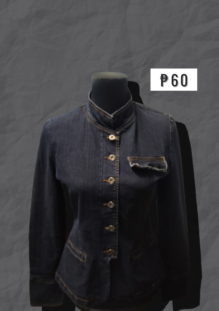 Maong Jacket, Women's Fashion, Coats, Jackets and Outerwear on Carousell