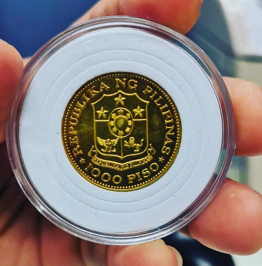 MARCOS 1000 GOLD COIN, Hobbies & Toys, Memorabilia & Collectibles ...