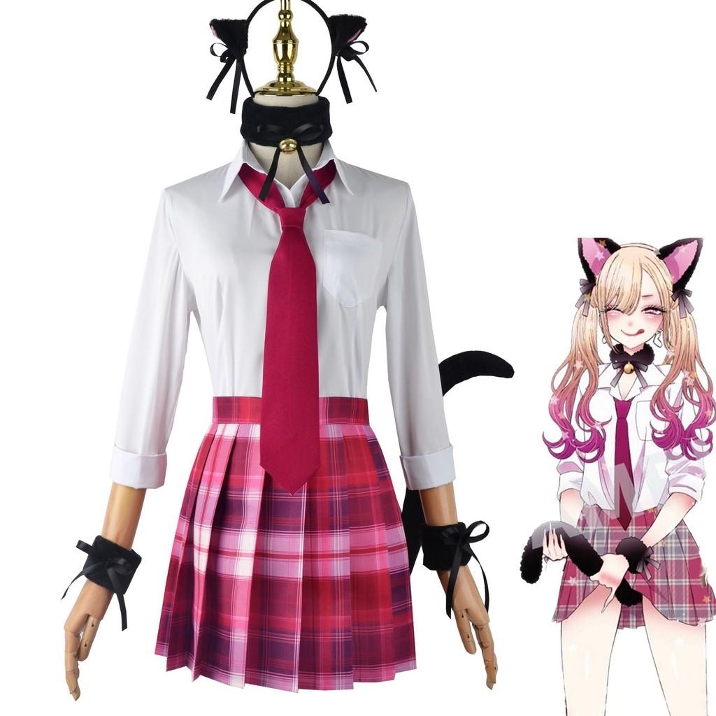 Marin Kitagawa pink neko cosplay, Women's Fashion, Dresses & Sets, Sets ...