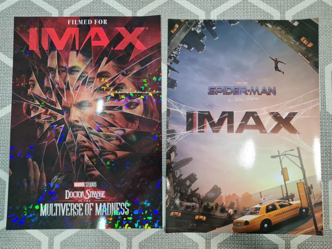 Marvel Imax poster Spider-man No Way Home and Doctor Strange Multiverse ...