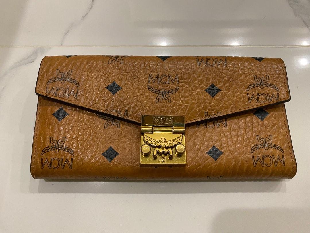 MCM Tracy Crossbody Wallet in Visetos, Luxury, Bags & Wallets on Carousell
