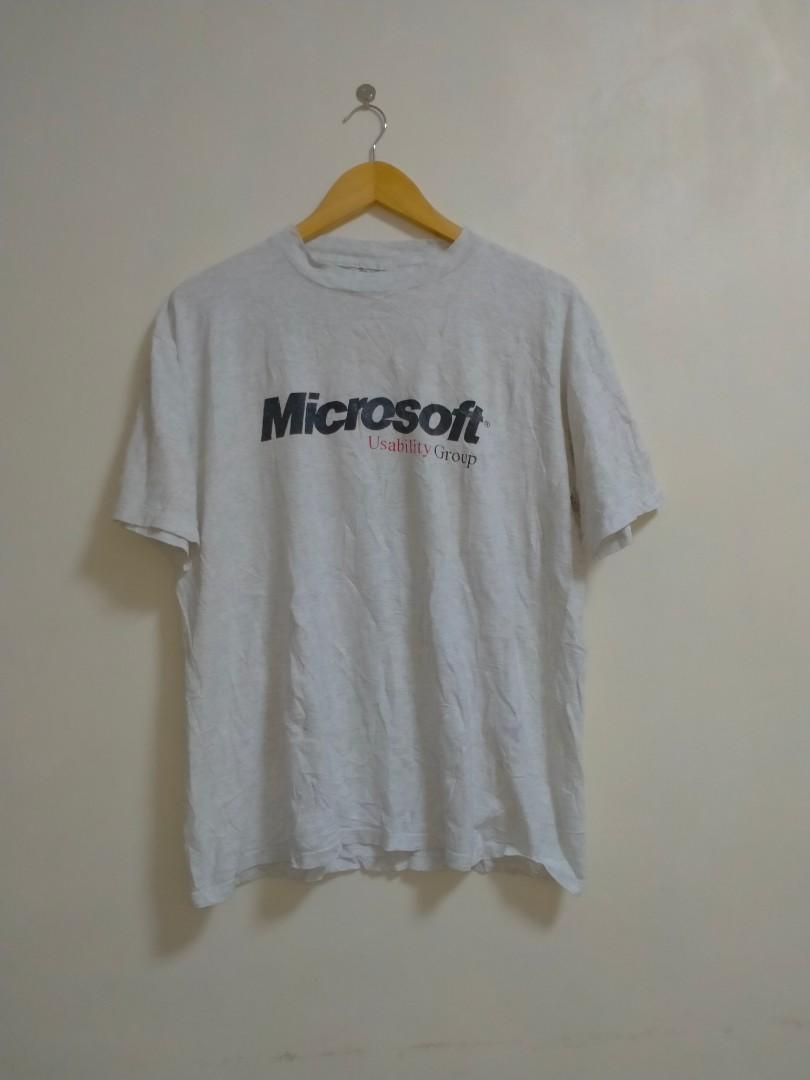 Microsoft, Men's Fashion, Tops & Sets, Tshirts & Polo Shirts on Carousell